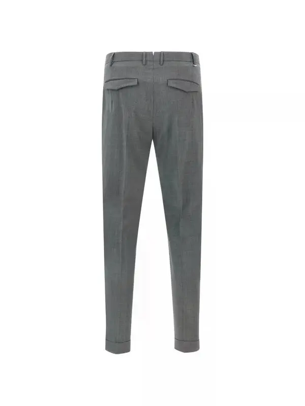 PT TORINO Master Pleated Trousers - Grey