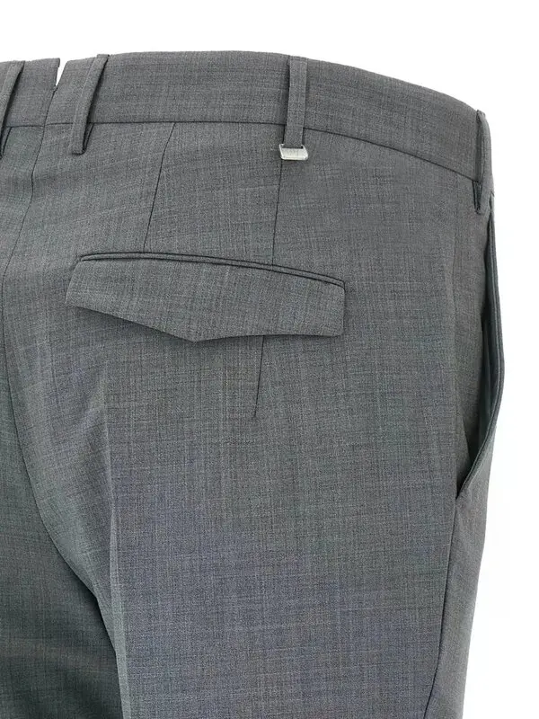 PT TORINO Master Pleated Trousers - Grey