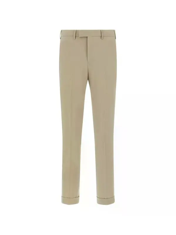 PT TORINO Master Pressed-crease Trousers - Neutrals