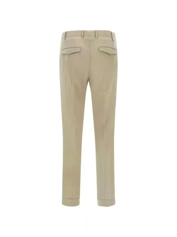 PT TORINO Master Pressed-crease Trousers - Neutrals