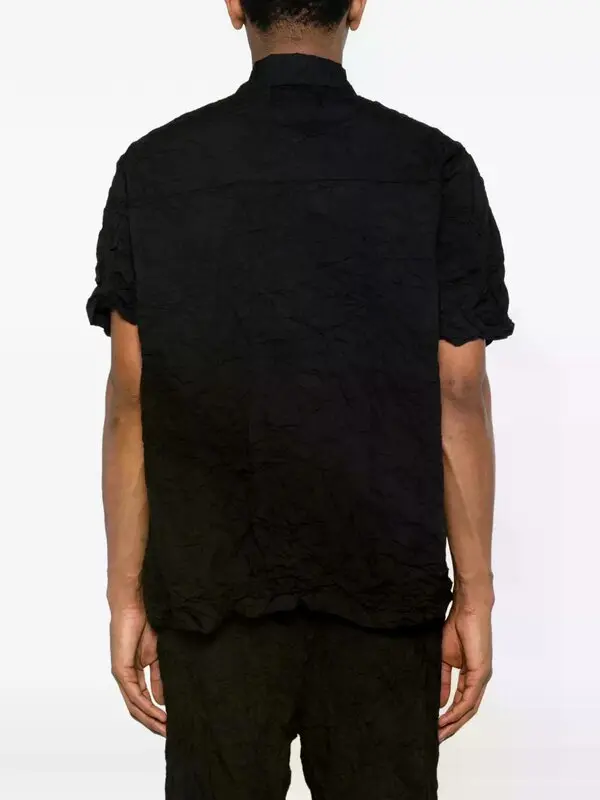 GONGDID DESIGN Textured Buttoned Shirt