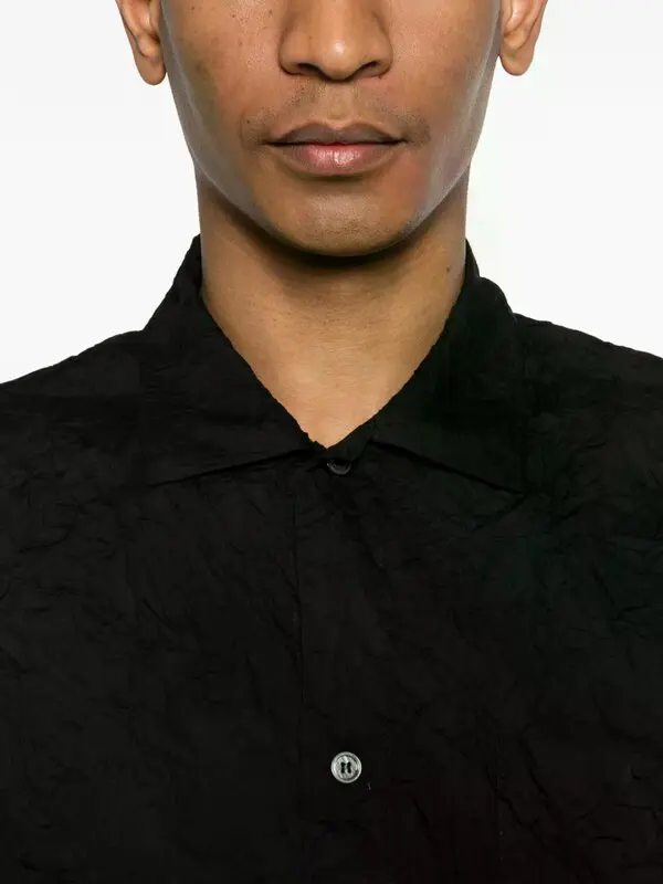 GONGDID DESIGN Textured Buttoned Shirt