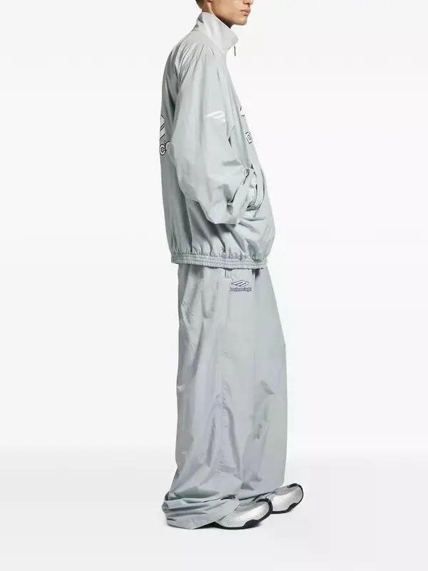 Balenciaga Printed Trousers - Grey