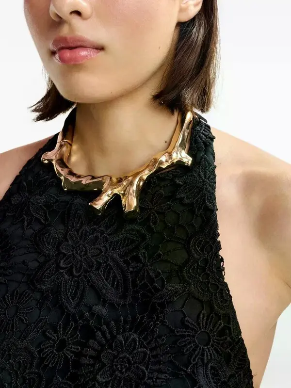Essentiel Antwerp Sculptural Design Necklace - Gold