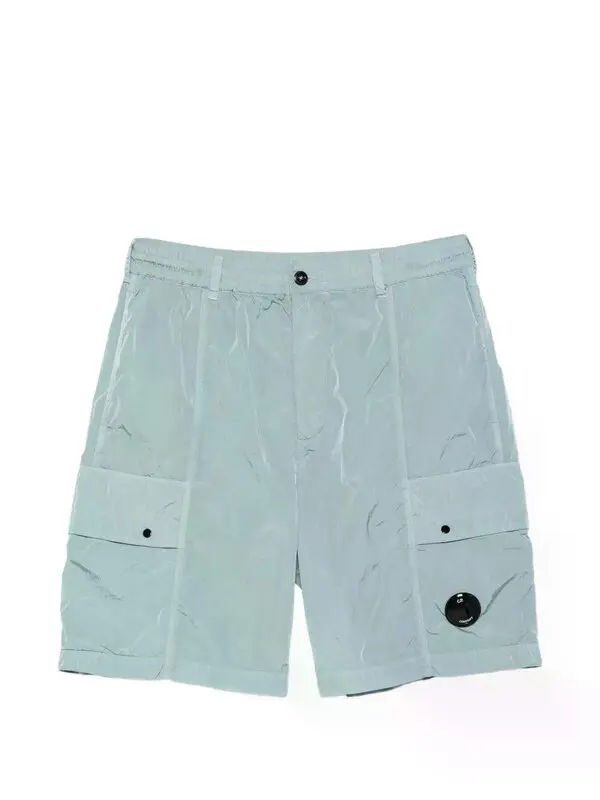 C.P. COMPANY Chrome-r Lens Boxy Cargo Shorts - Blue