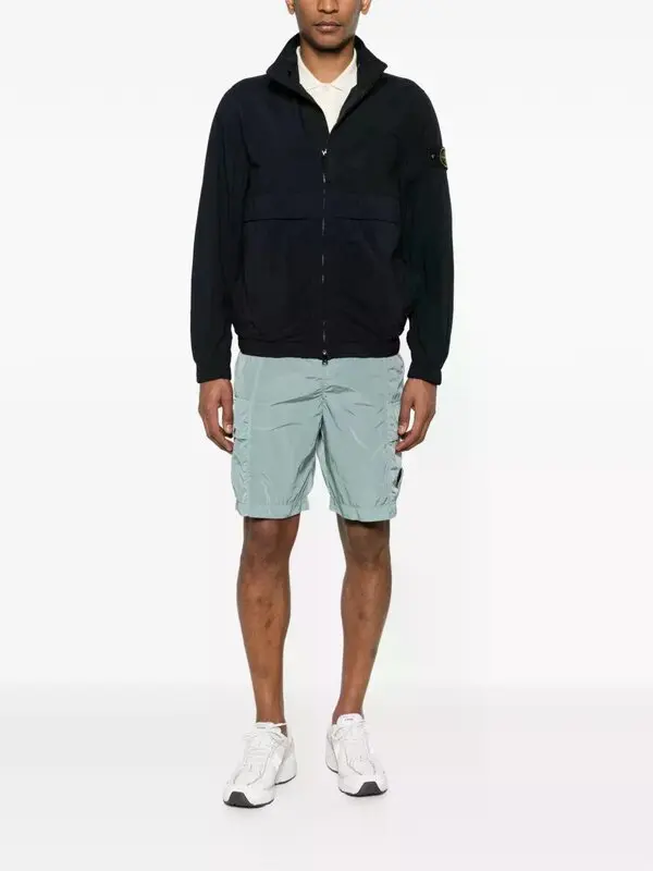 C.P. COMPANY Chrome-r Lens Boxy Cargo Shorts - Blue