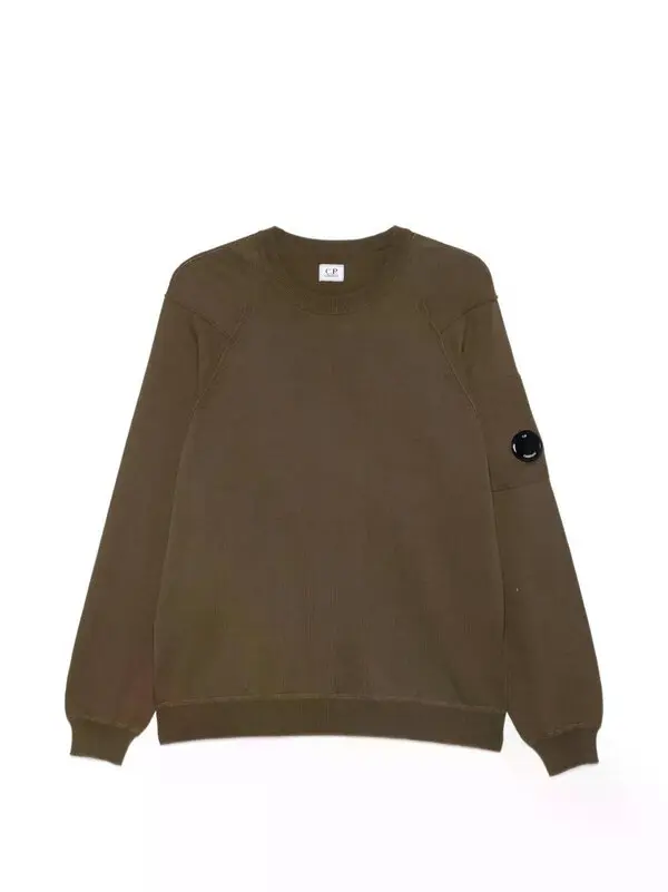 C.P. COMPANY Lens Crew-neck Sweatshirt - Green