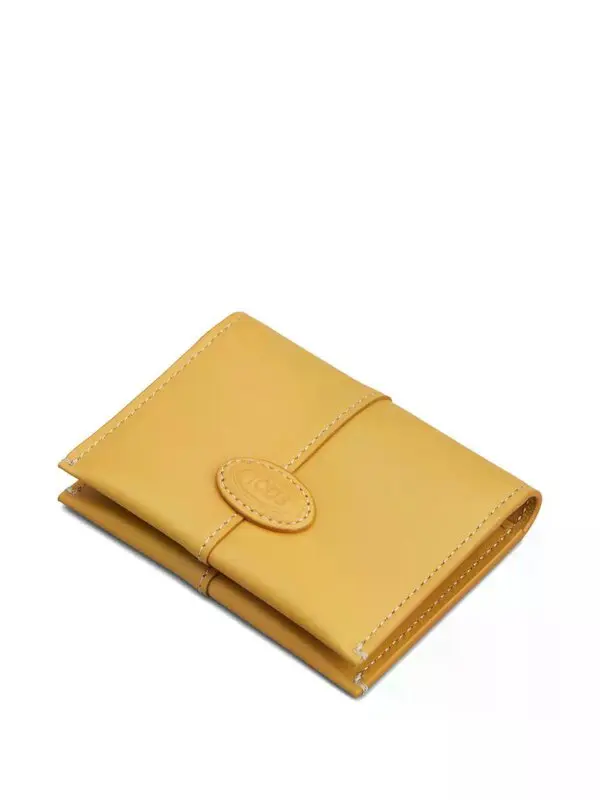 TOD'S Logo-patch Cardholder - Yellow