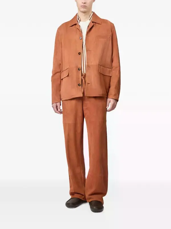 TOD'S Leather Trousers