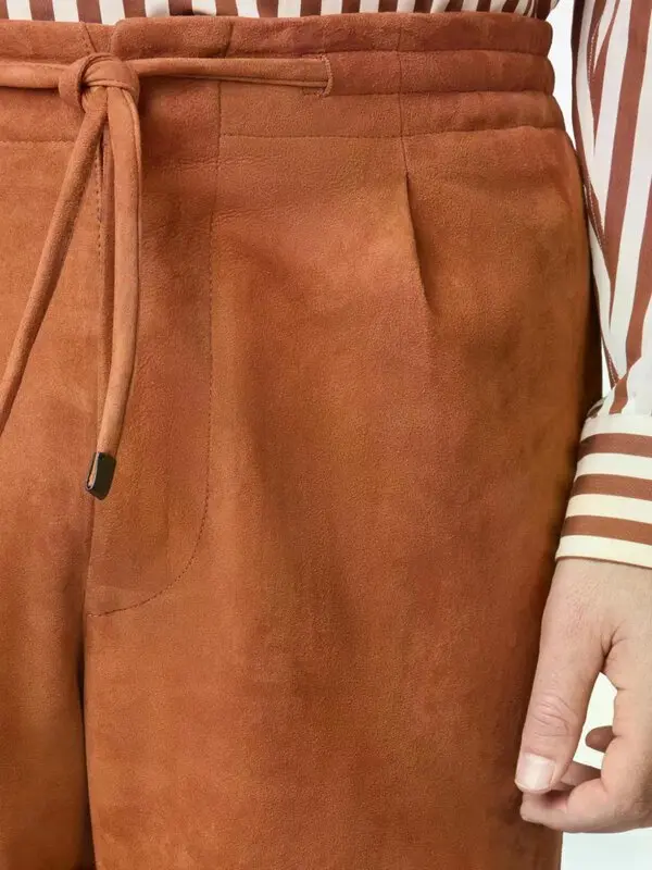 TOD'S Leather Trousers