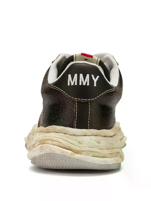 Mihara Yasuhiro Wayne Leather Sneakers - Brown