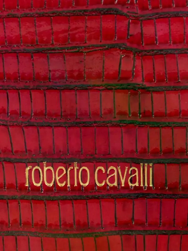 Roberto Cavalli Medium Snake-embellished Top-handle Crossbody Bag - Red