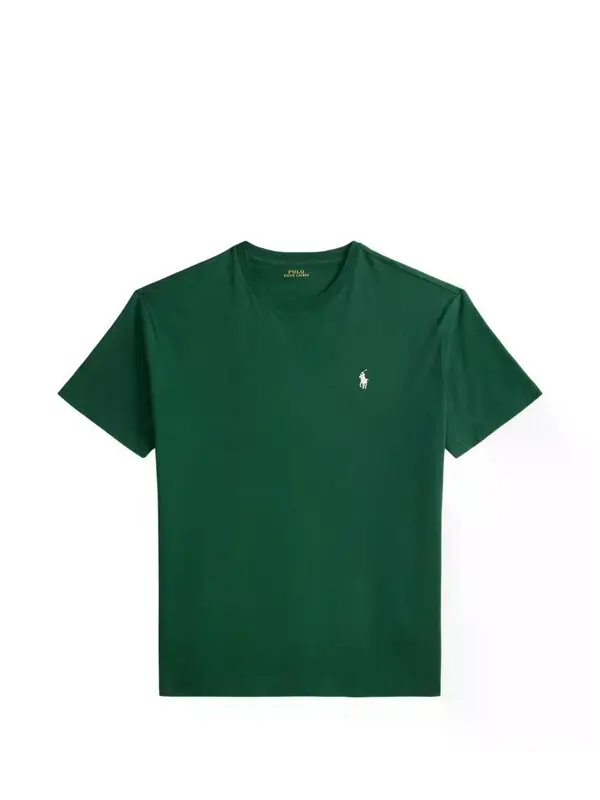Polo Ralph Lauren Slim Fit Embroidered Crewneck T-shirt - Green