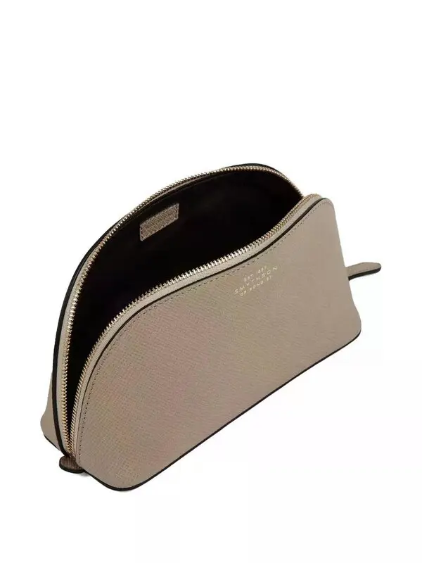 Smythson Panama Zip-up Make-up Bag