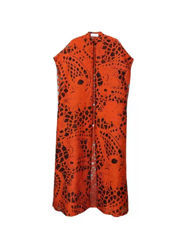GEMY MAALOUF Open Devoré Coat
