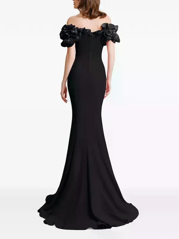 GEMY MAALOUF Off-the-shoulder Ruffled Maxi Dress