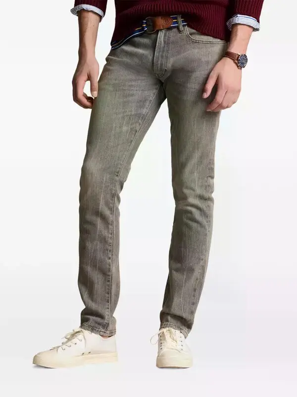 Polo Ralph Lauren Slim-fit Five-pocket Denim - Grey