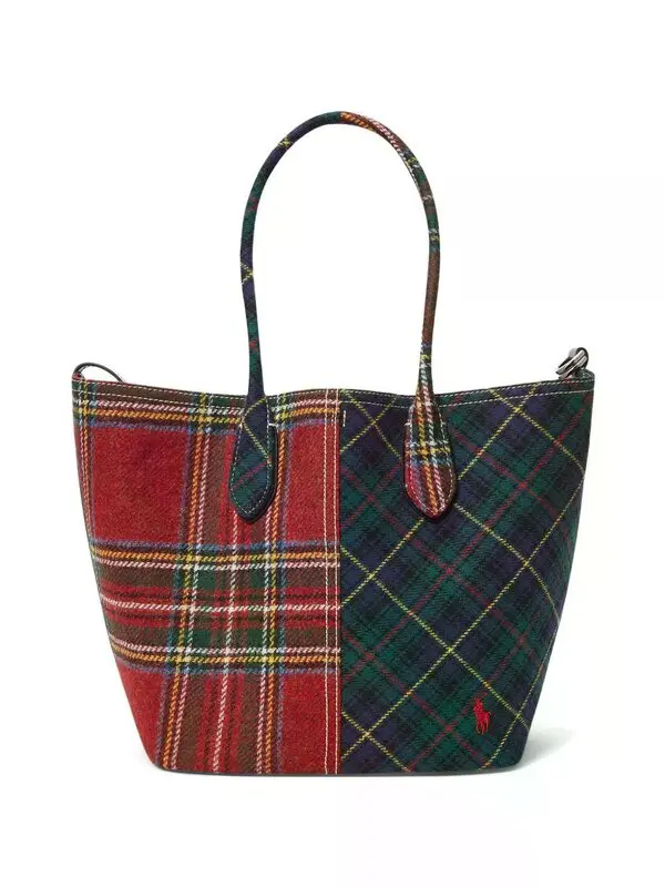 Polo Ralph Lauren Tartan Tote Bag - Red