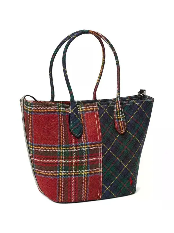 Polo Ralph Lauren Tartan Tote Bag - Red