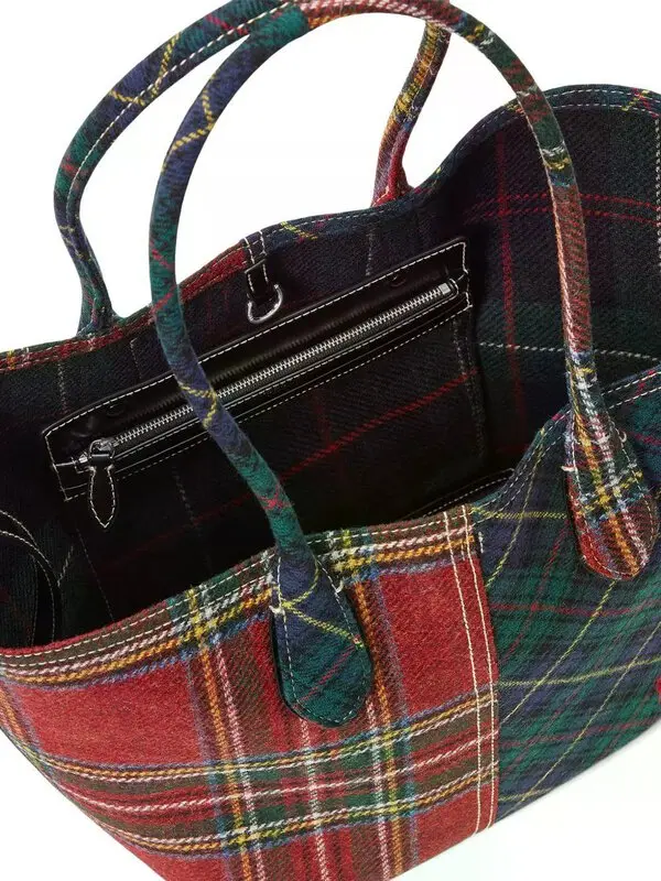 Polo Ralph Lauren Tartan Tote Bag - Red