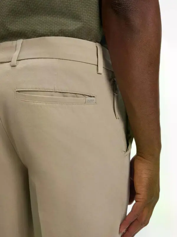 BOSS Zip-pocket Trousers - Neutrals