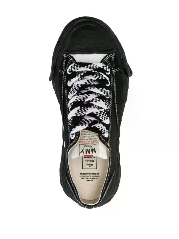 Mihara Yasuhiro Petterson Canvas Sneakers - Black