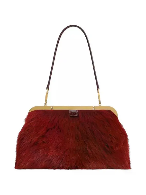 Dolce & Gabbana Amanda Handbag In Sheepskin And Crocodile Leather