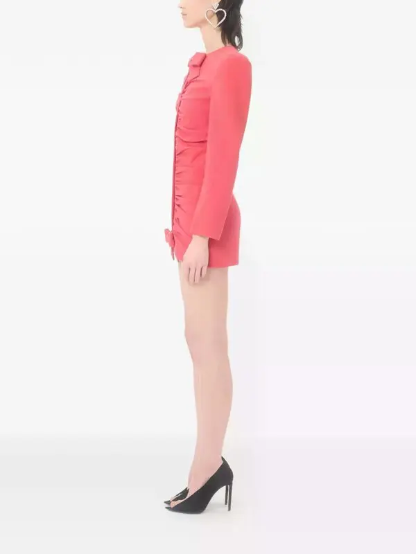 light pink valentino dress Valentino - Light Pink Crepe Couture Midi Dress