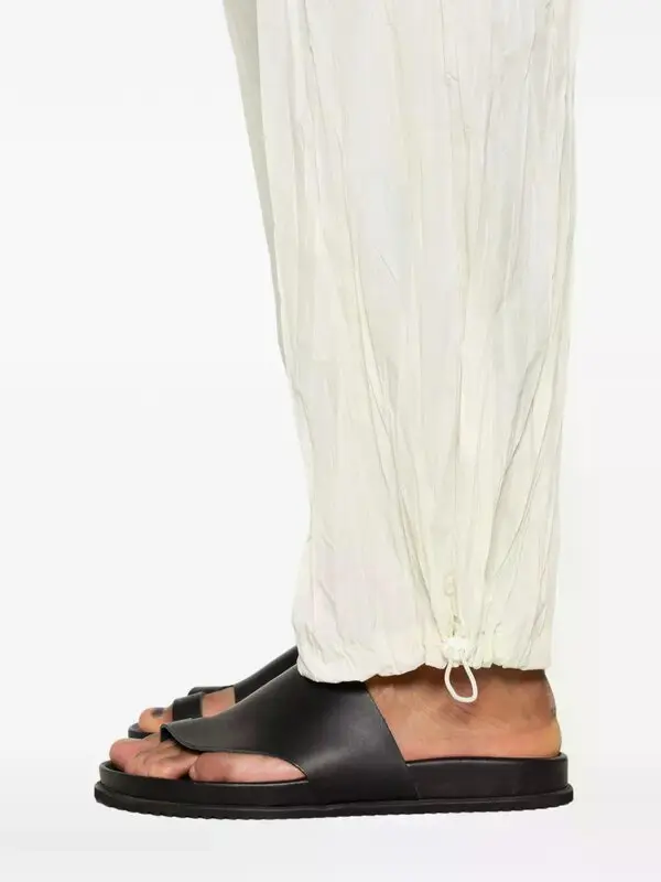 GONGDID DESIGN Textured Straight-leg Trousers
