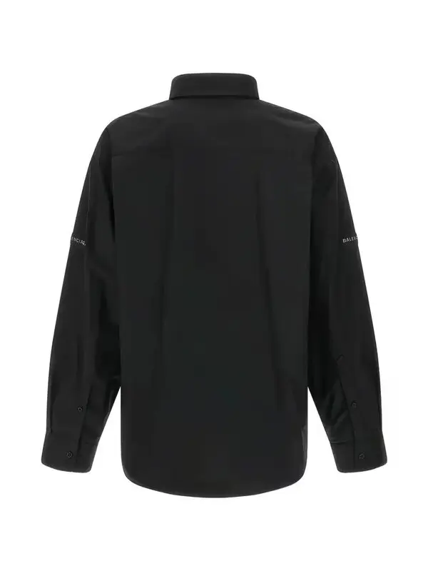 Balenciaga Button-fastening Cotton Shirt Jacket