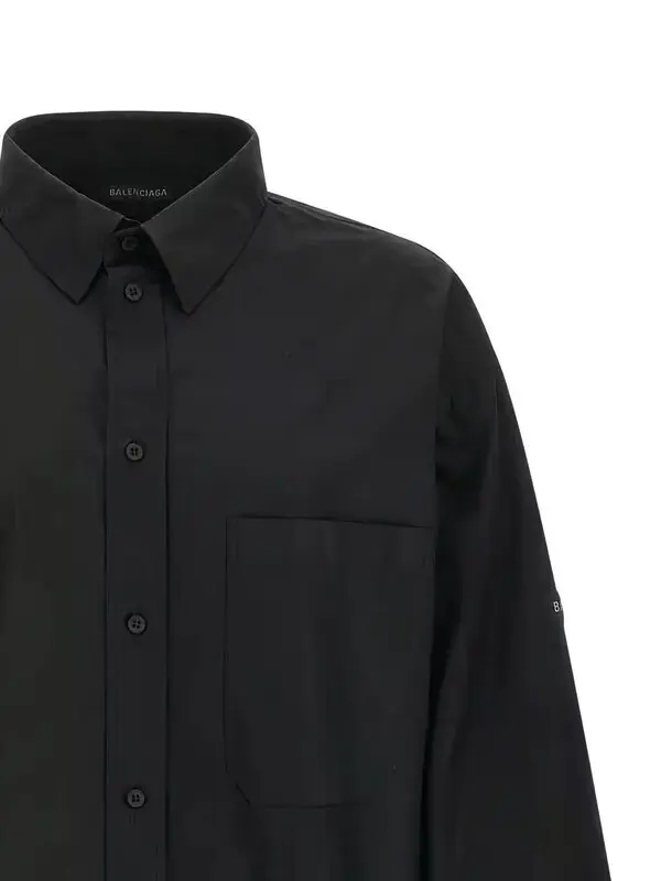 Balenciaga Button-fastening Cotton Shirt Jacket