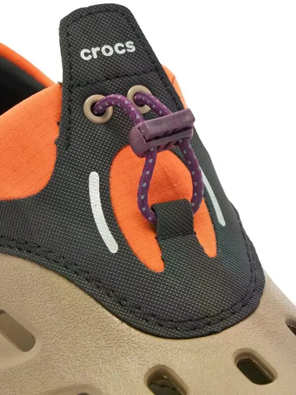 CROCS Perforated Drawstring Sneakers - Neutrals