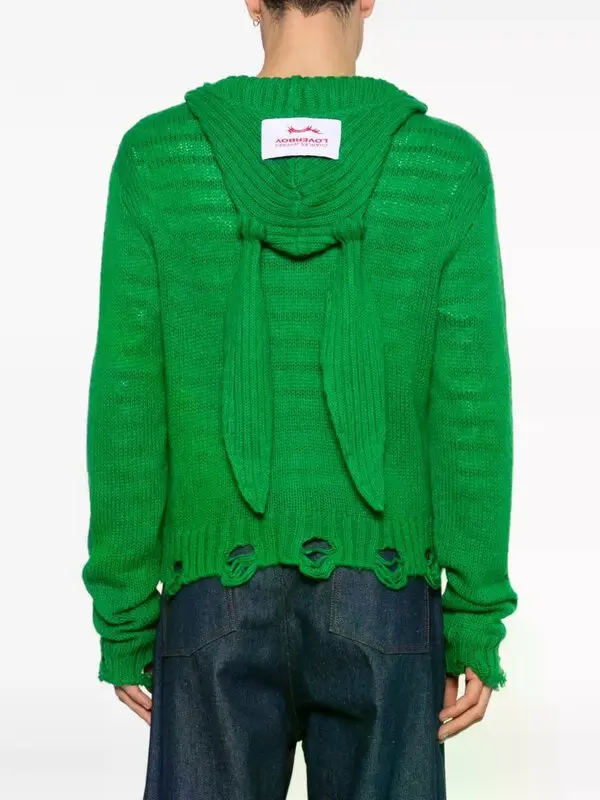 CHARLES JEFFREY Button-up Hoodie