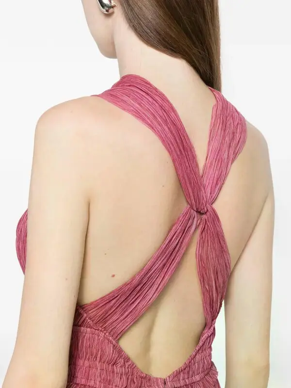 Ulla Johnson Freesia Plissé Gown - Pink