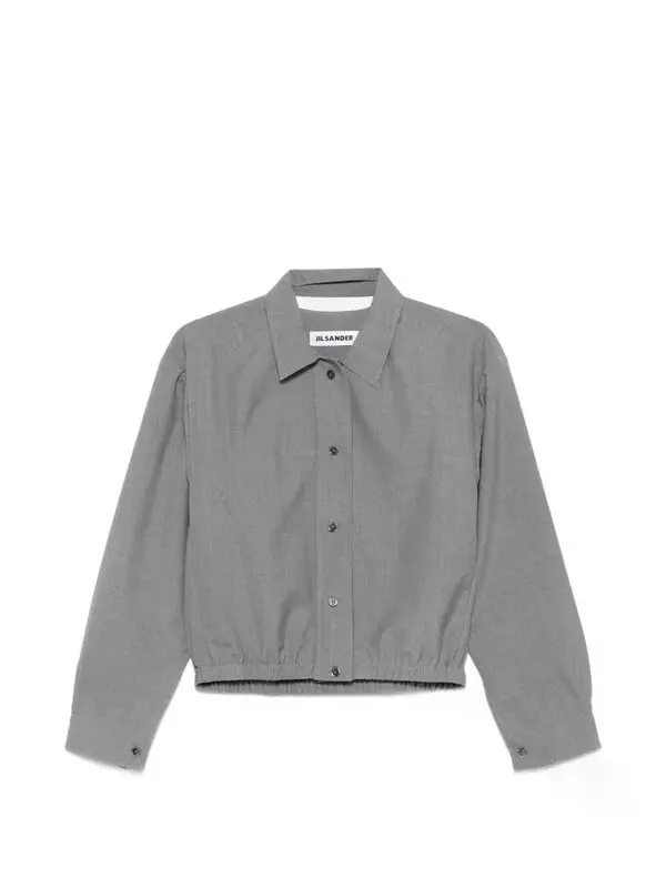 JIL SANDER Pointed-collar Bomber Jacket