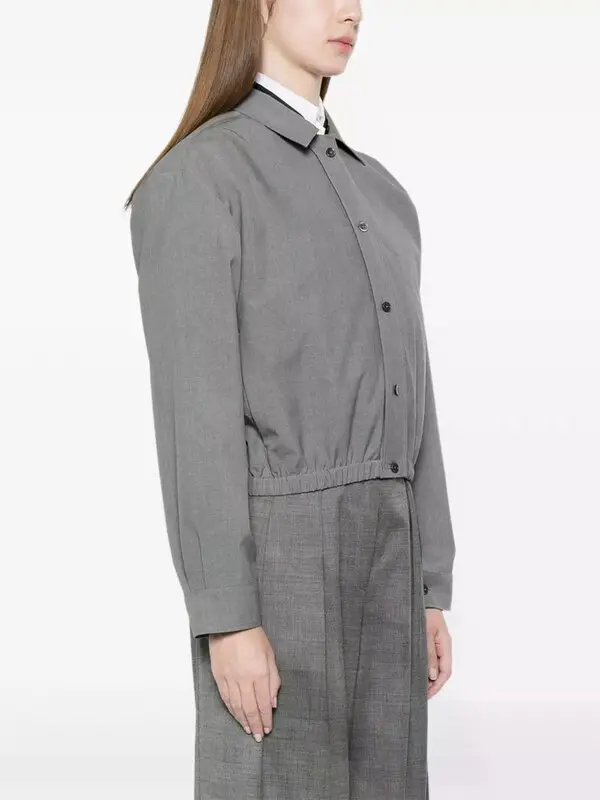 JIL SANDER Pointed-collar Bomber Jacket