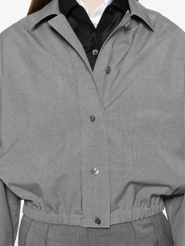 JIL SANDER Pointed-collar Bomber Jacket