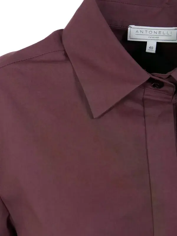 Antonelli Firenze Polo-collar Short-sleeve Dress - Brown