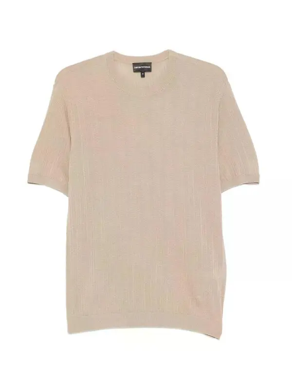 Emporio Armani Knitted Short-sleeve T-shirt