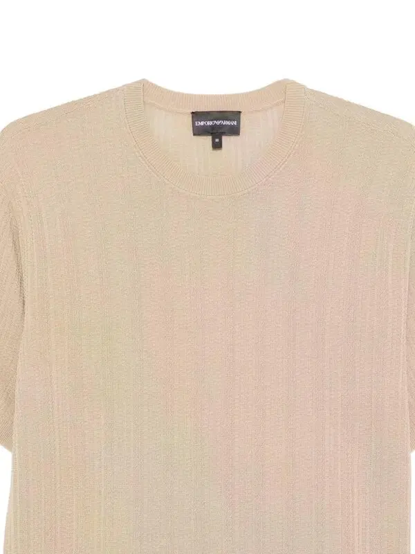Emporio Armani Knitted Short-sleeve T-shirt