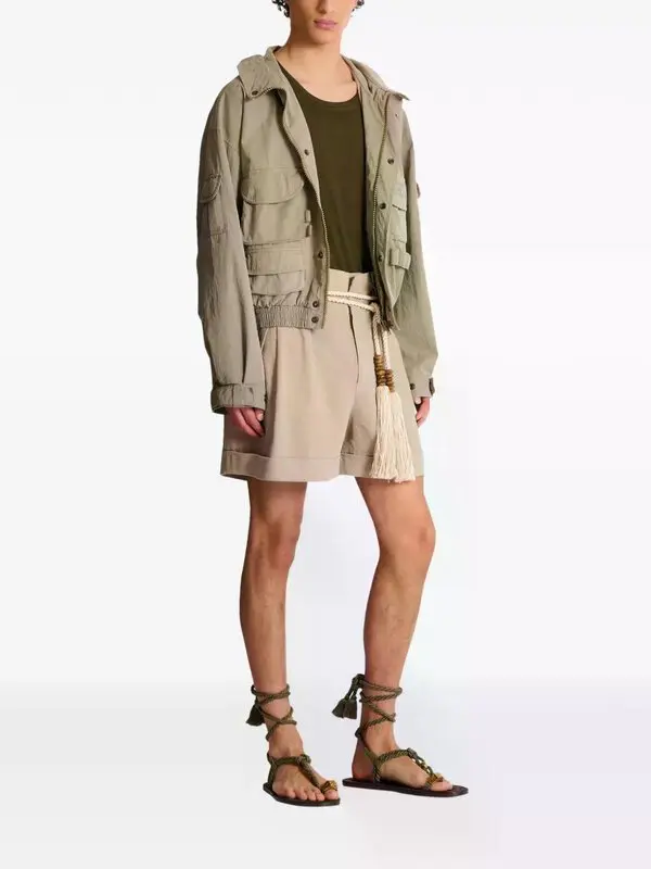 Balmain Multi-pocket Hooded Jacket