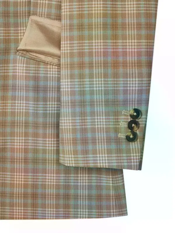 Paul Smith Checked Double-breasted Blazer