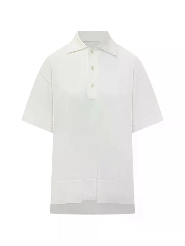 AMI Paris Short-sleeve Wool Polo Shirt