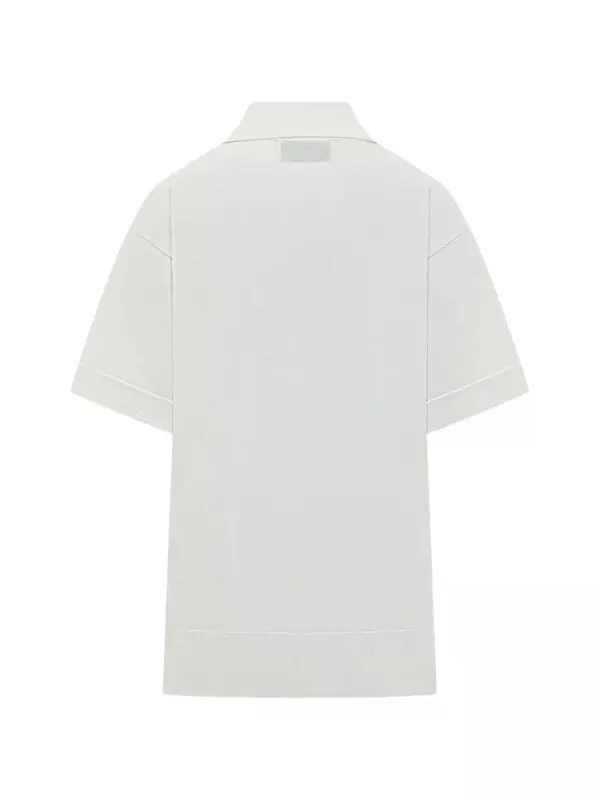 AMI Paris Short-sleeve Wool Polo Shirt