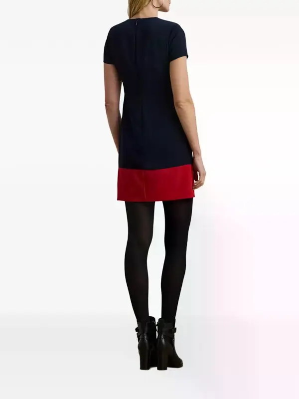 Ralph Lauren Button Colour-block Mini Dress