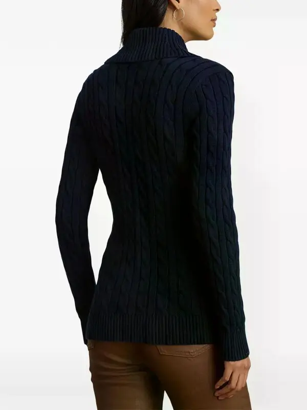 Ralph Lauren Cable-knit Belted Cardigan