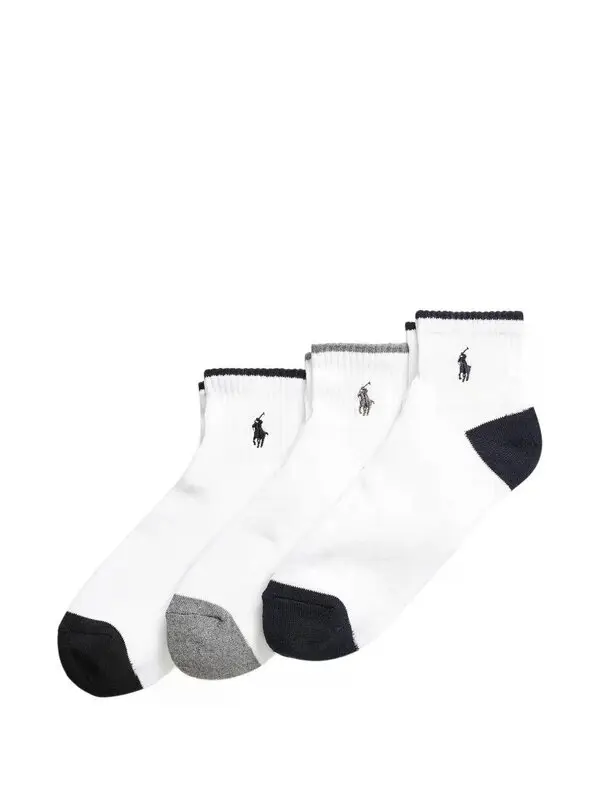 Polo Ralph Lauren Logo Socks Set - White