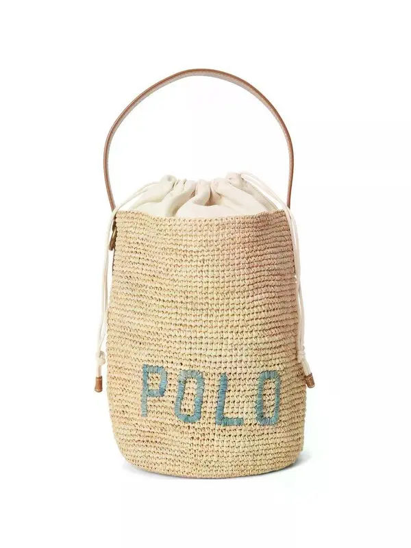 Polo Ralph Lauren Raffia Bucket Bag