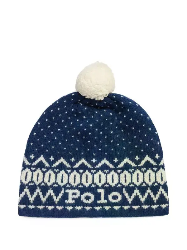 Polo Ralph Lauren Pompom Beanie - Blue