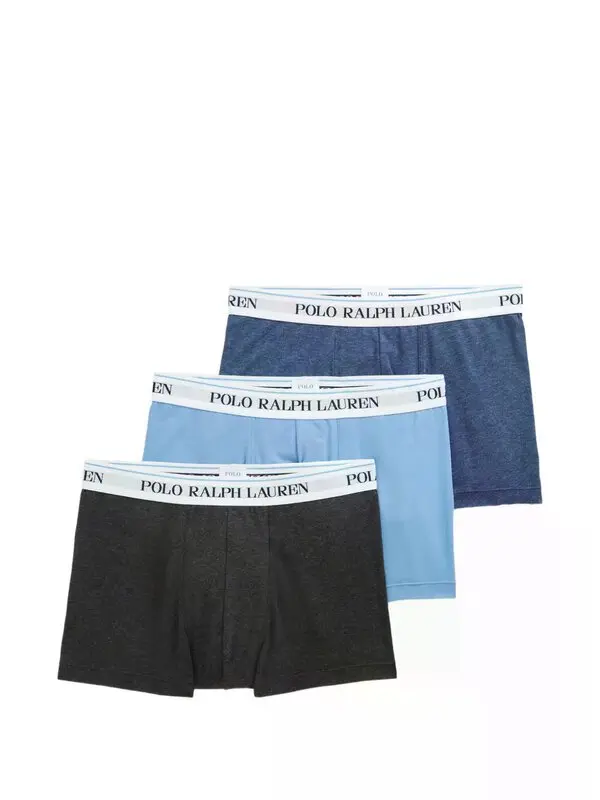 Polo Ralph Lauren Logo-waistband Boxers - Blue